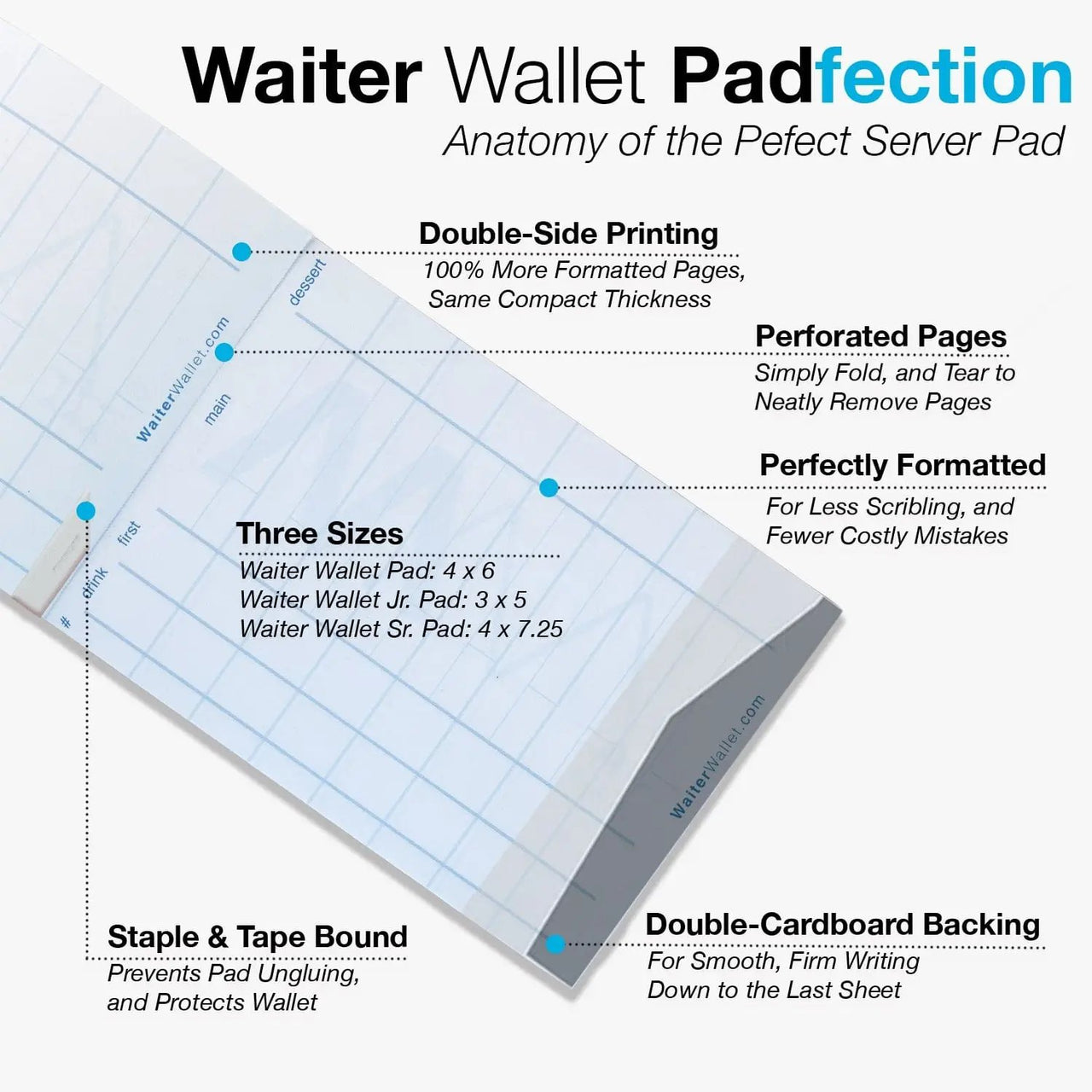 Waiter Wallet Pro Pack | Waitstaff Server Book Accessories