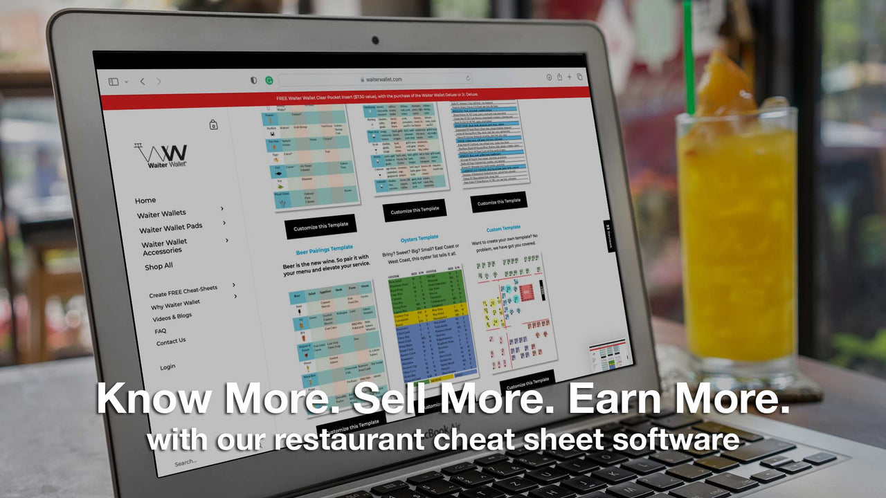 Waiter Wallet | The #1 Waitstaff Organizer Book For Restaurant Servers