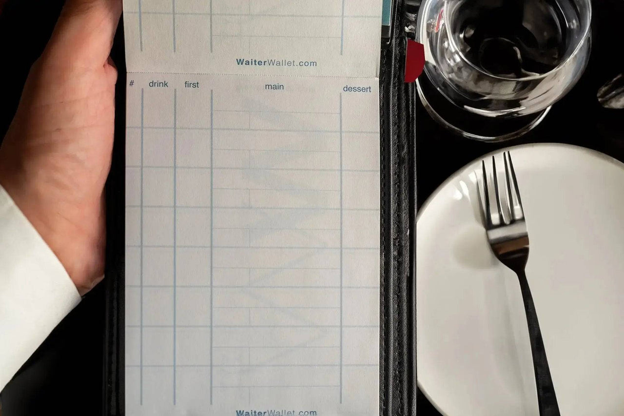 Waiter Wallet | The #1 Waitstaff Organizer Book For Restaurant Servers