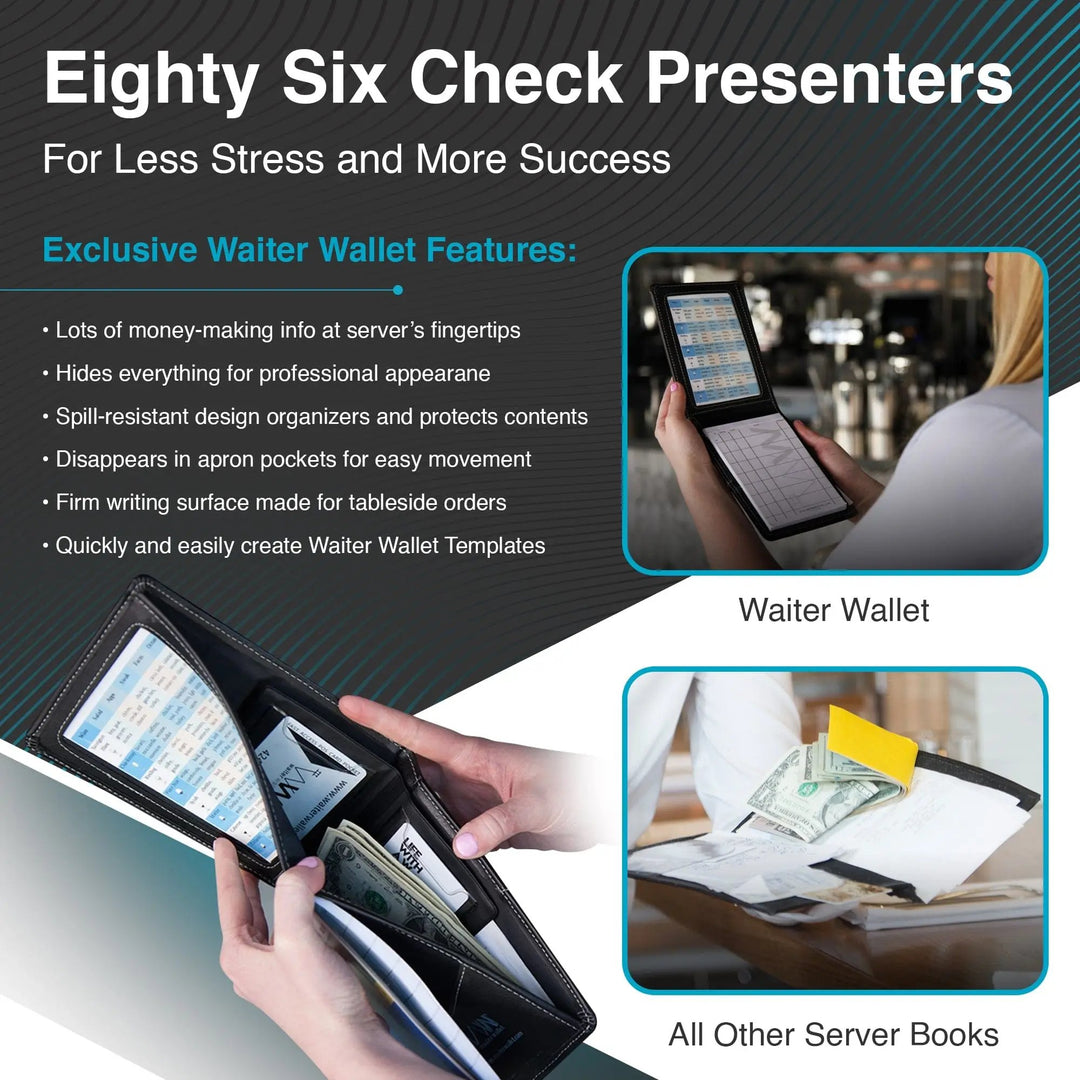 Waiter Wallet Deluxe | The Ultimate Server & Waitress Book