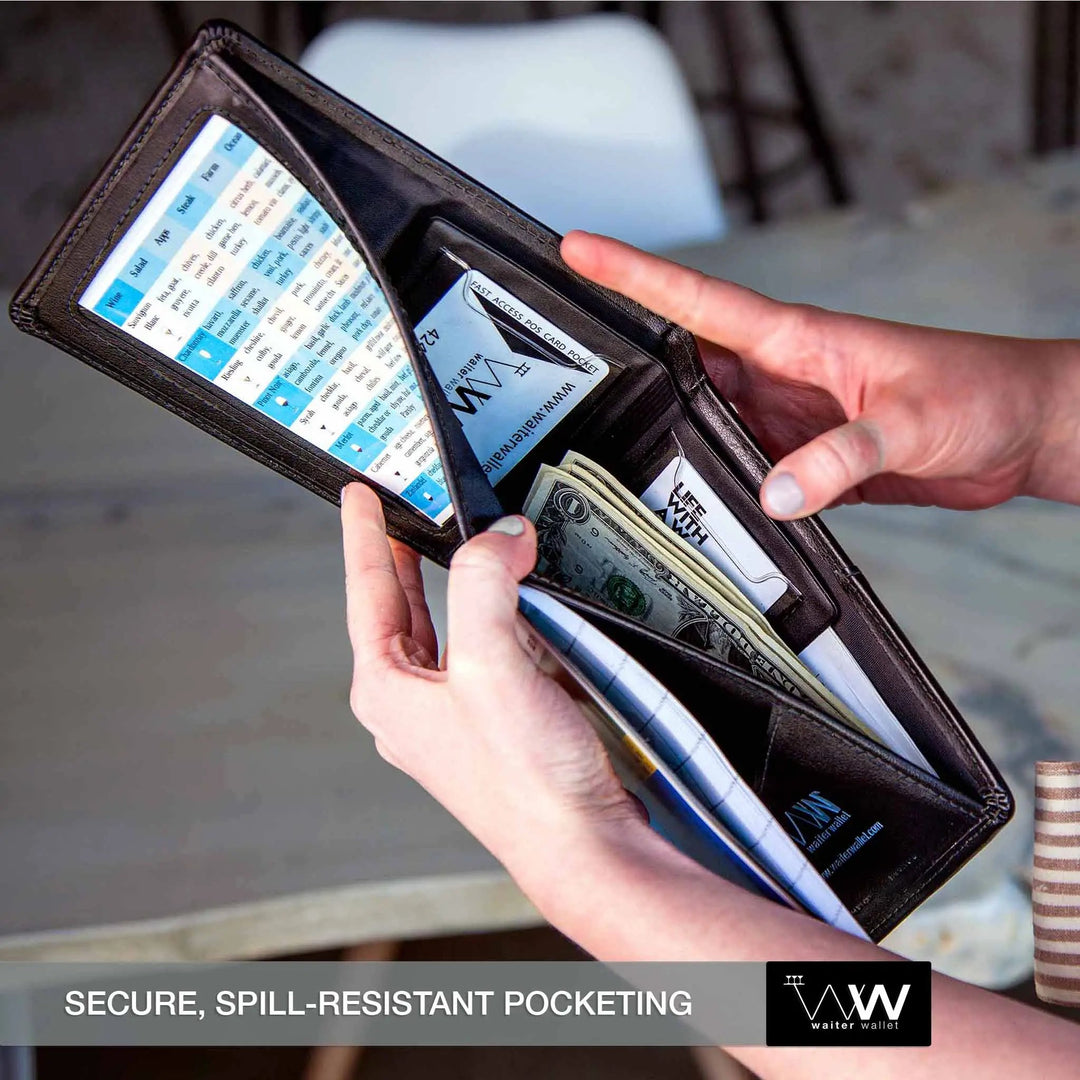 Waiter Wallet Deluxe | The Ultimate Restaurant Server Book Organizer
